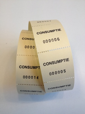 Consumptiebonnen/strippenkaarten/ticketrollen bestelt u op deco.nl - Ar